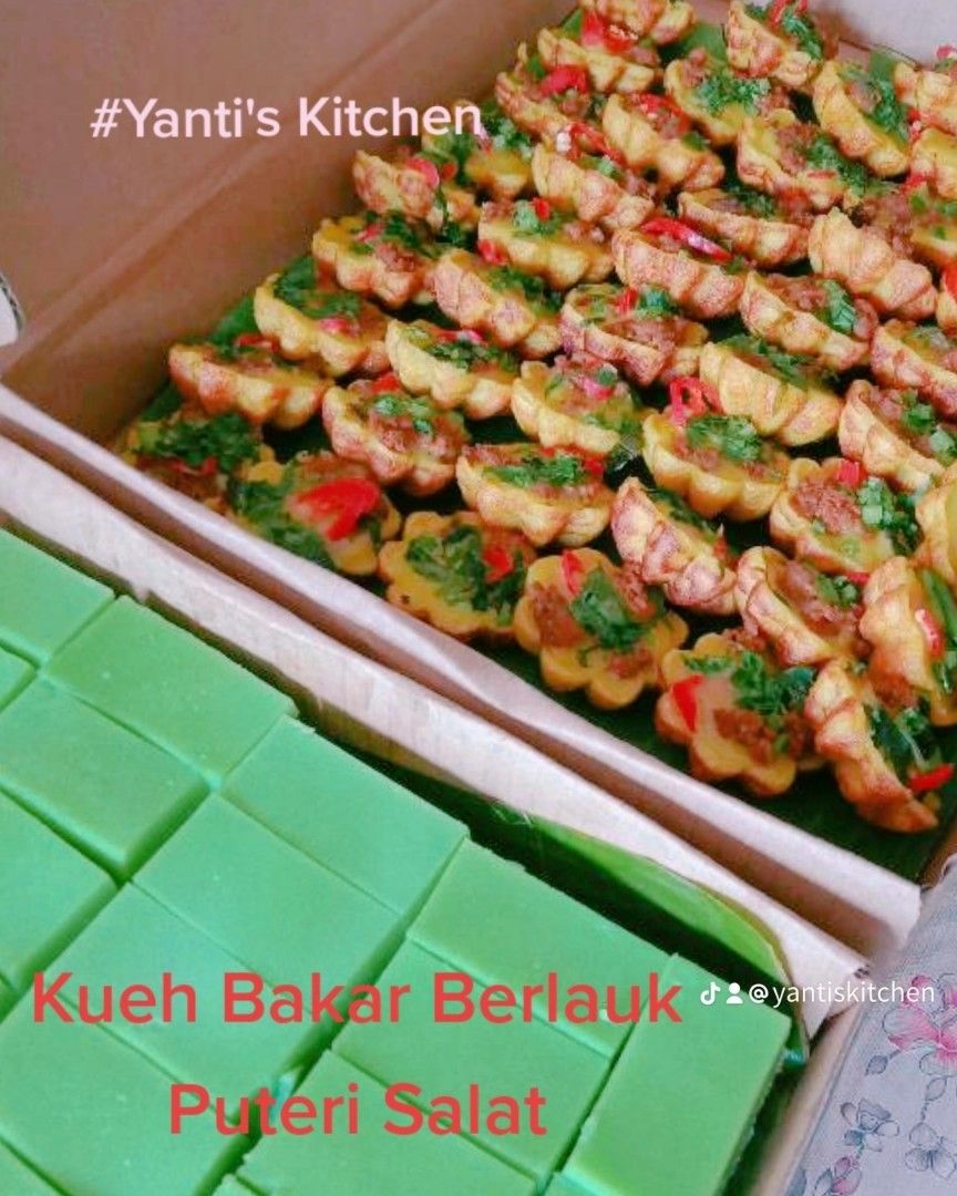 Kueh Bakar & Puteri Salat, Food & Drinks, Homemade Bakes on Carousell