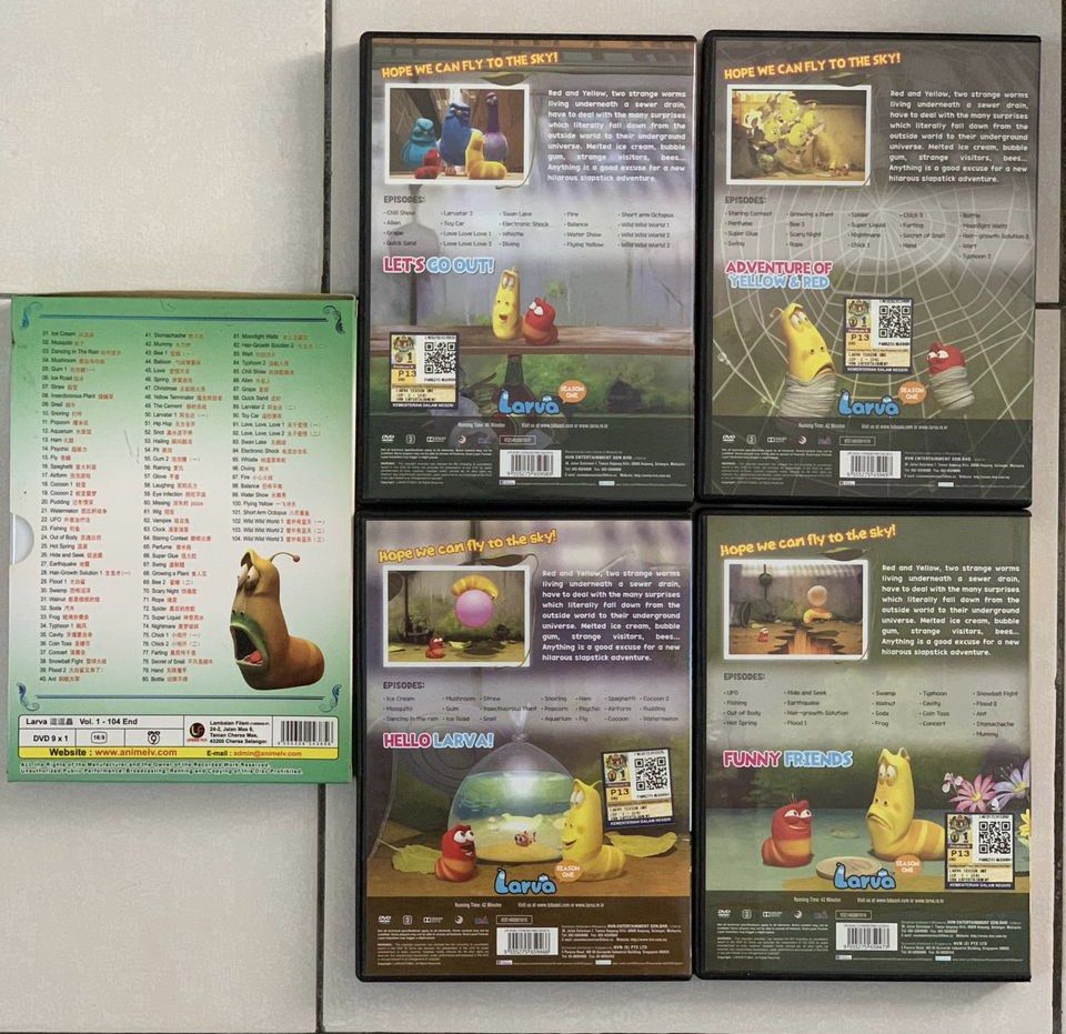 Larva DVD, Hobbies & Toys, Music & Media, CDs & DVDs on Carousell