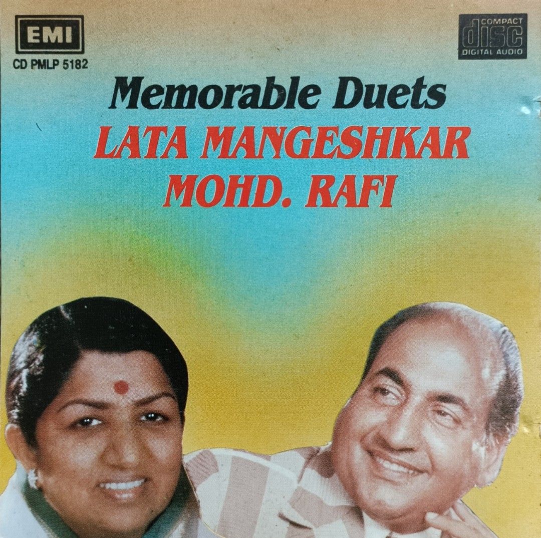 Lata Mangeshkar & Mohd Rafi MEMORABLE DUETS Hindi CDR, Hobbies & Toys, Music & Media, CDs & DVDs ...