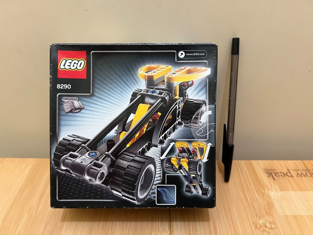 Lego 8290 Technic mini forklift, 興趣及遊戲, 玩具 & 遊戲類 - Carousell