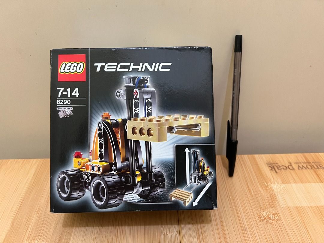 Lego 8290 Technic mini forklift, 興趣及遊戲, 玩具 & 遊戲類 - Carousell
