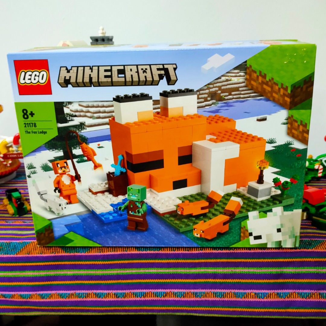 Lego Minecraft 21178 The Fox Lodge NEW, Hobbies & Toys, Toys & Games on ...