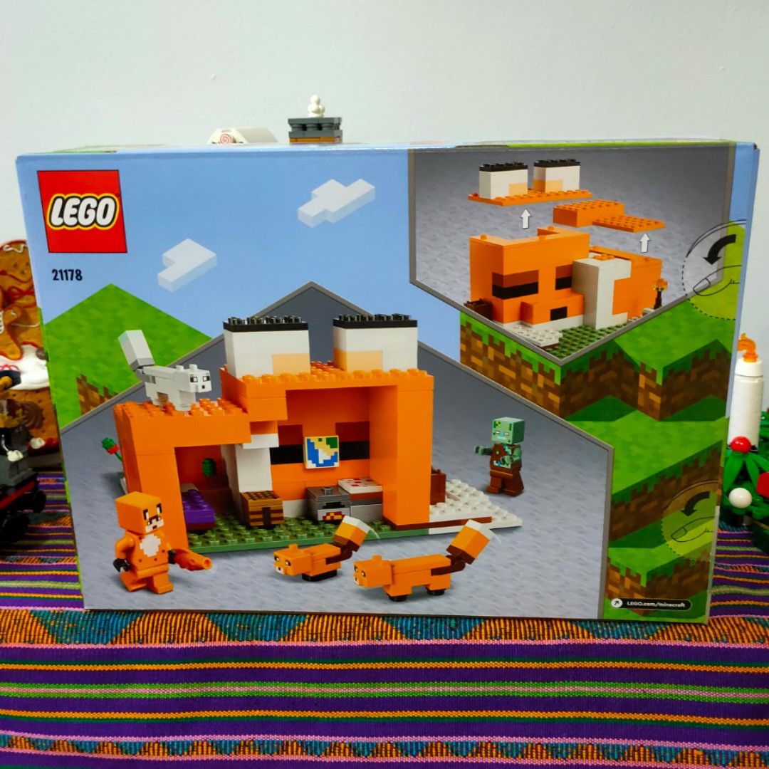 Lego Minecraft 21178 The Fox Lodge NEW, Hobbies & Toys, Toys & Games on ...