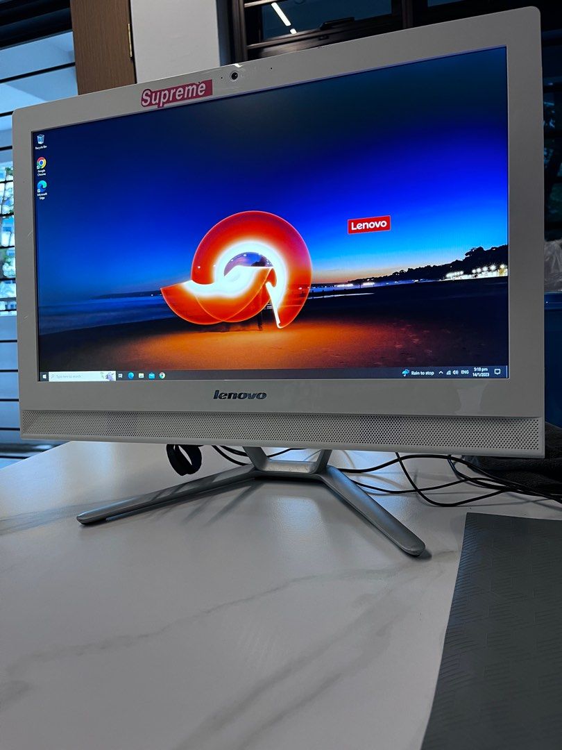 LENOVO AiO All-in-One 22" inch FHD Desktop Computer PC Budget WFH HBL ...