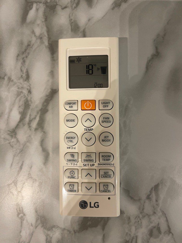 LG aircon remote controller, TV & Home Appliances, Air Conditioners ...