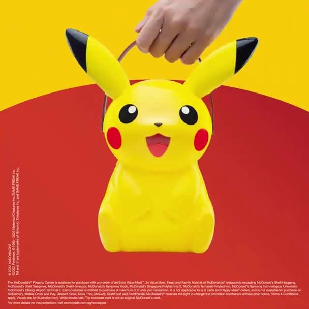 Limited Edition Pikachu Carrier, Hobbies & Toys, Memorabilia ...