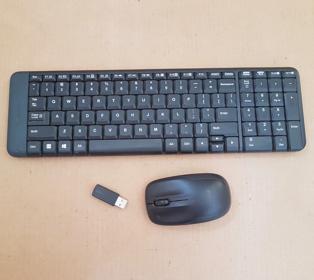 Logitech K220 Wireless Keyboard And Mouse Combo Set Sleek Designer Keyboard Easy Set Up
