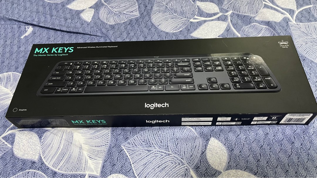 Logitech Mx Keys Advanced Wireless Illuminated Keyboard With Tactile Responsive Typing Ebh