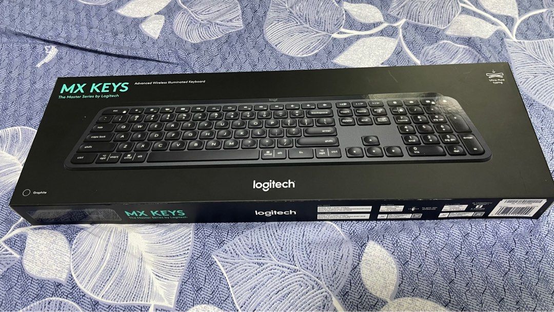 Logitech Mx Keys Advanced Wireless Illuminated Keyboard With Tactile Responsive Typing Ebh