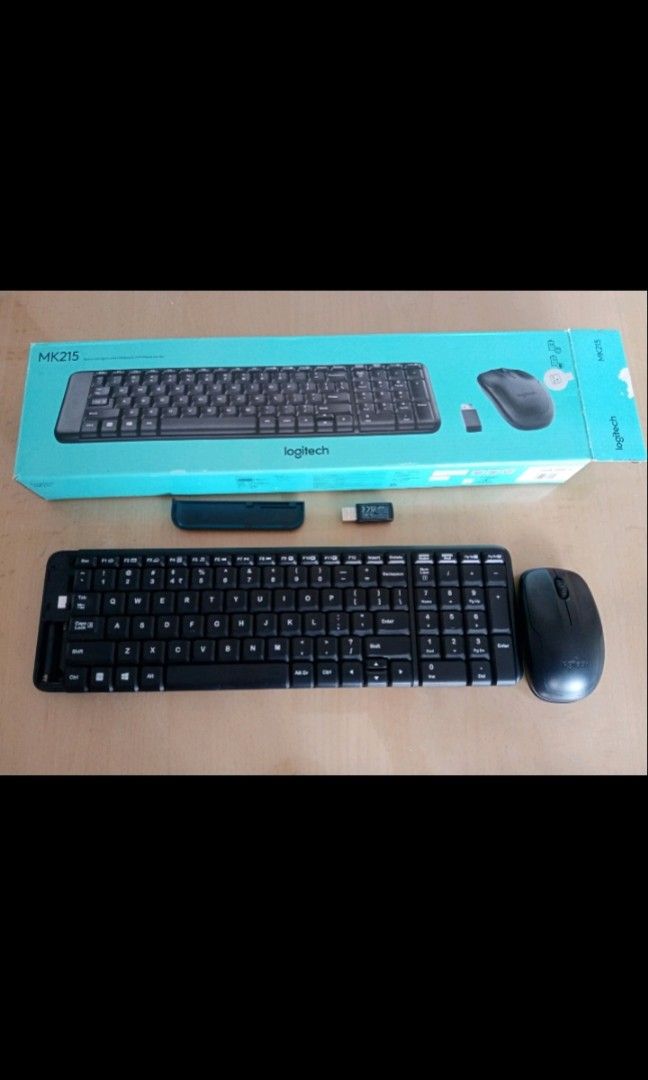LOGITECH Wireless Keyboard And Mouse Computers Tech Parts Accessories Computer Keyboard