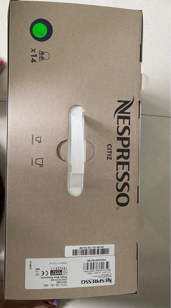 Magic Blue Nespresso CitiZ, TV & Home Appliances, Kitchen Appliances ...