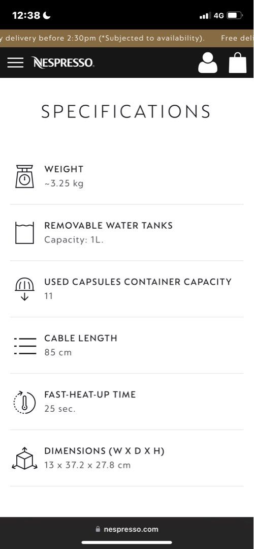 Magic Blue Nespresso CitiZ, TV & Home Appliances, Kitchen Appliances ...