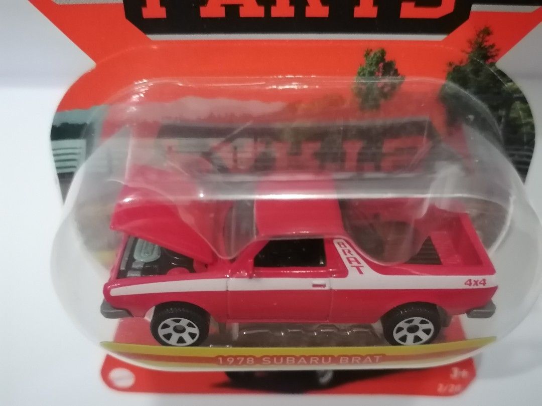 Matchbox 2021 Moving Parts 2/20 1978 Subaru BRAT - Red, Hobbies & Toys ...