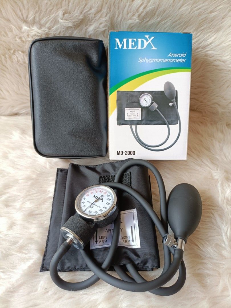 MedX Aneroid Sphygmomanometer, Health & Nutrition, Health Monitors & Weighing Scales on Carousell