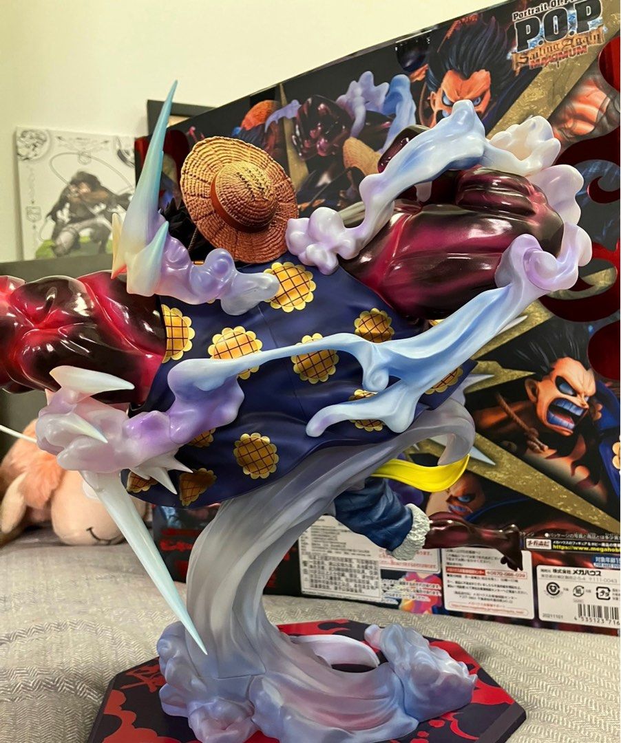 megahouse pop max luffy gear four one piece, Hobbies & Toys, Toys ...