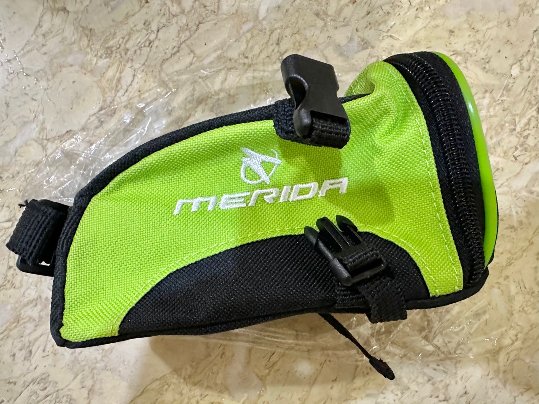 Merida bicycle saddle bag/ folding bike pouch, Sports Equipment ...