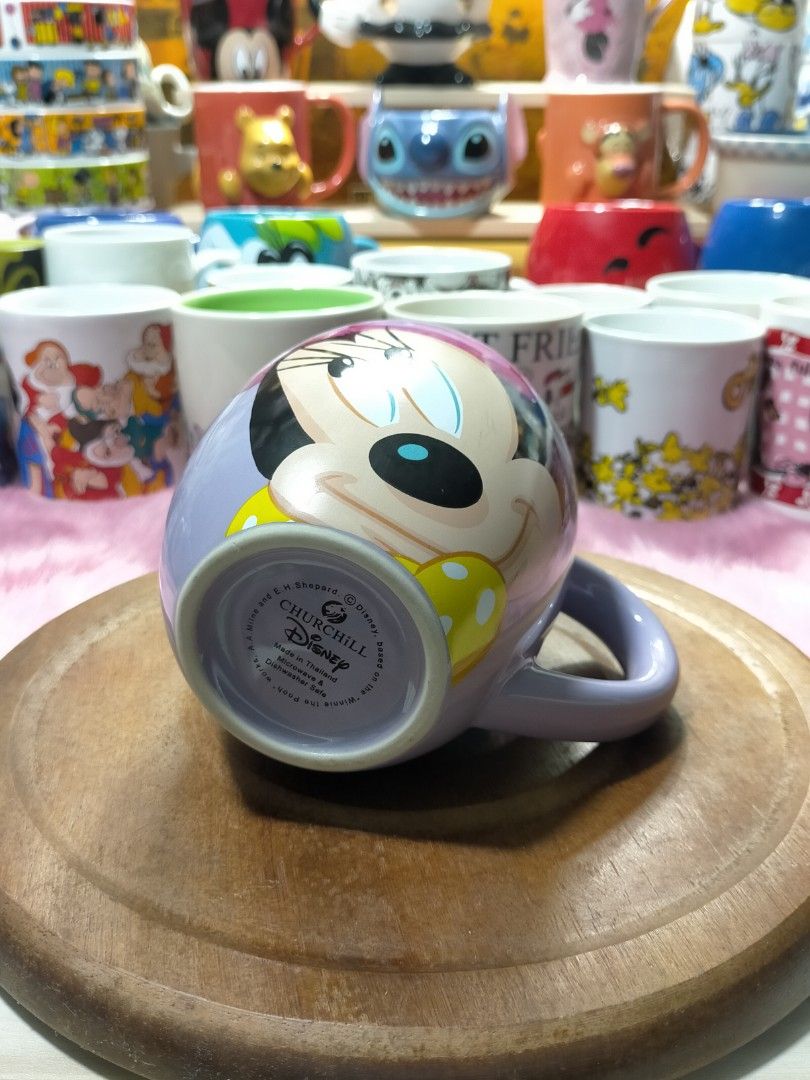 Minnie Mouse egg-shaped mug. Churchill brand, Furniture & Home Living ...