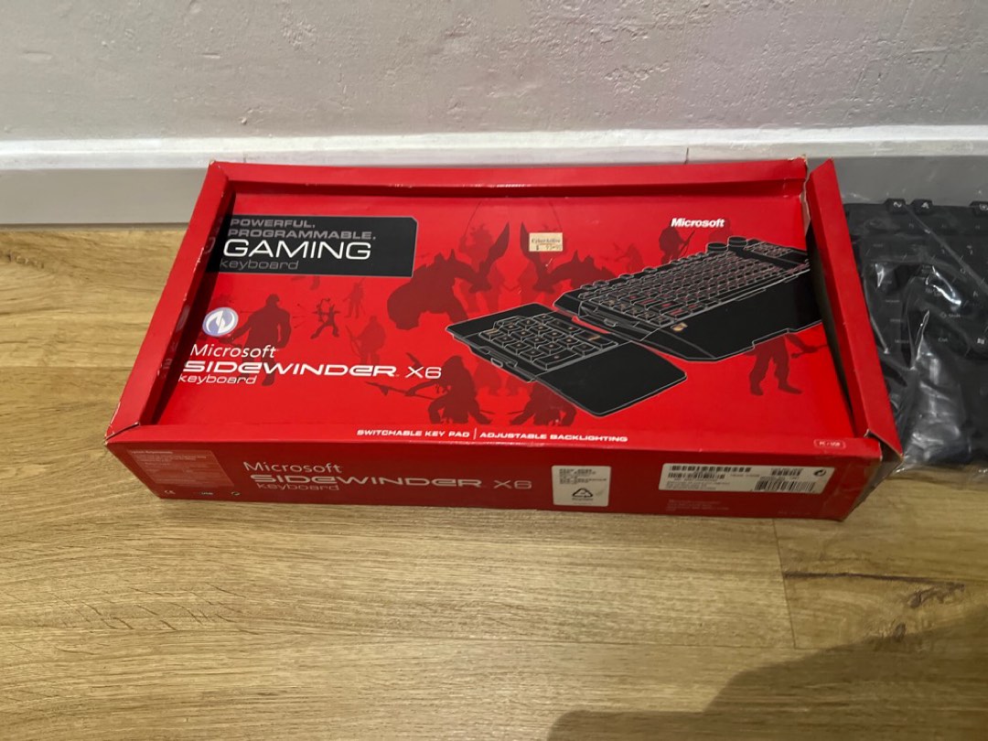 Mircrosoft Sidewinder X6 Keyboard, Computers & Tech, Parts ...