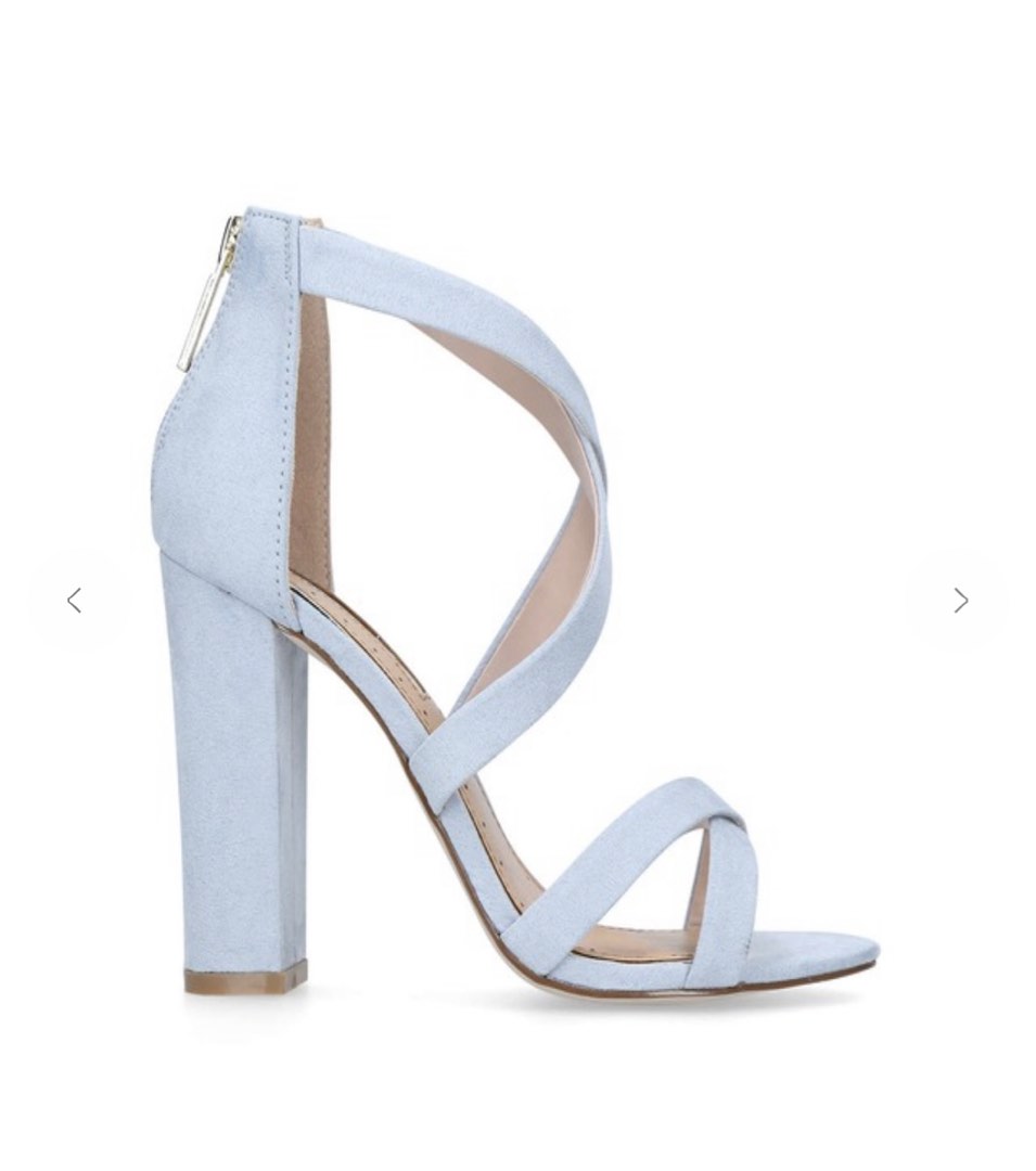 Miss KG Faun blue heels, Women's Fashion, Footwear, Heels on Carousell