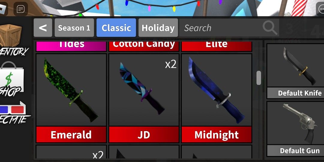 Mm2 inv, Video Gaming, Video Games, Others on Carousell