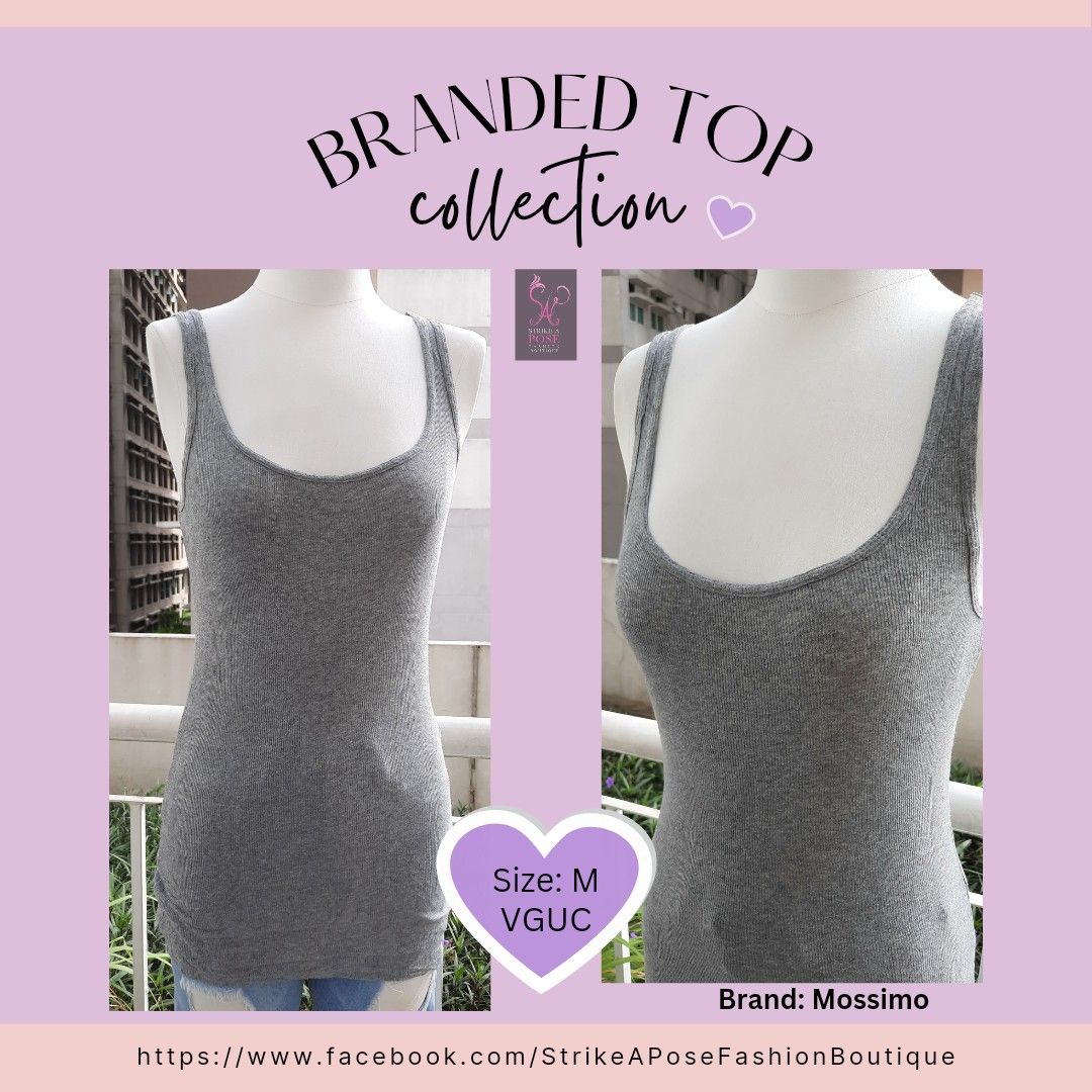 Mossimo Gray Sando, Women's Fashion, Tops, Others Tops on Carousell