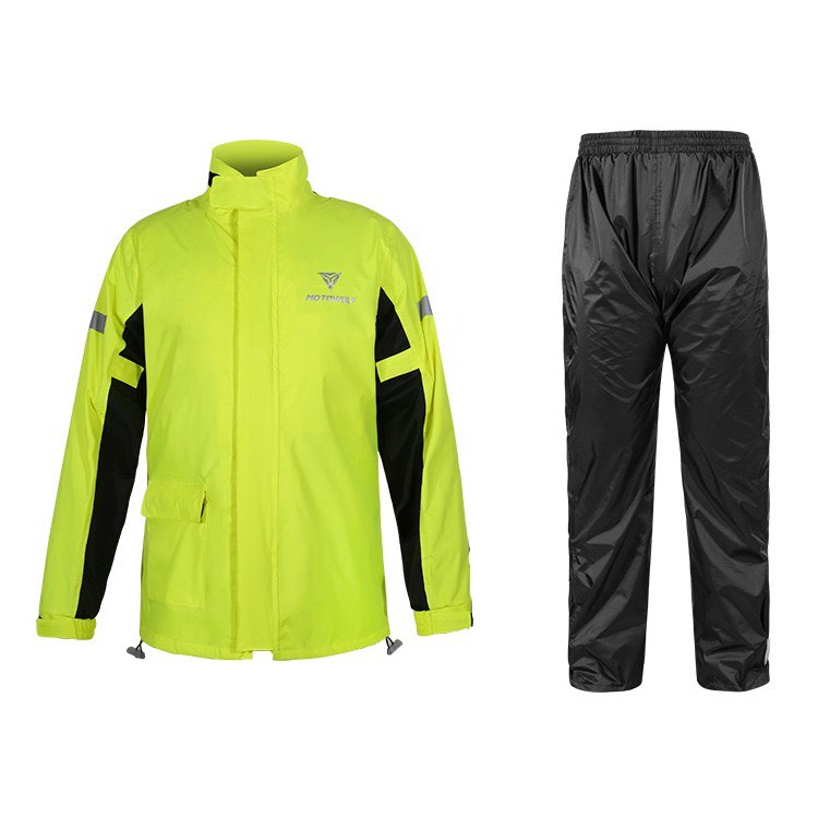 Motowolf Motorcycle Raincoat (Yellow), Motorcycles, Motorcycle Apparel ...