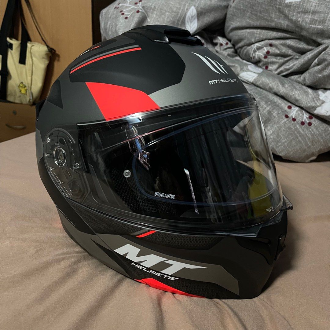 MT Storm SV Modular Helmet, Motorcycles, Motorcycle Apparel on Carousell