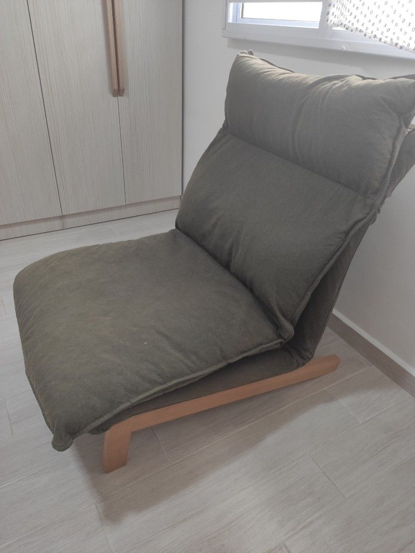 Original Muji single seat lounge chair, Furniture & Home Living ...