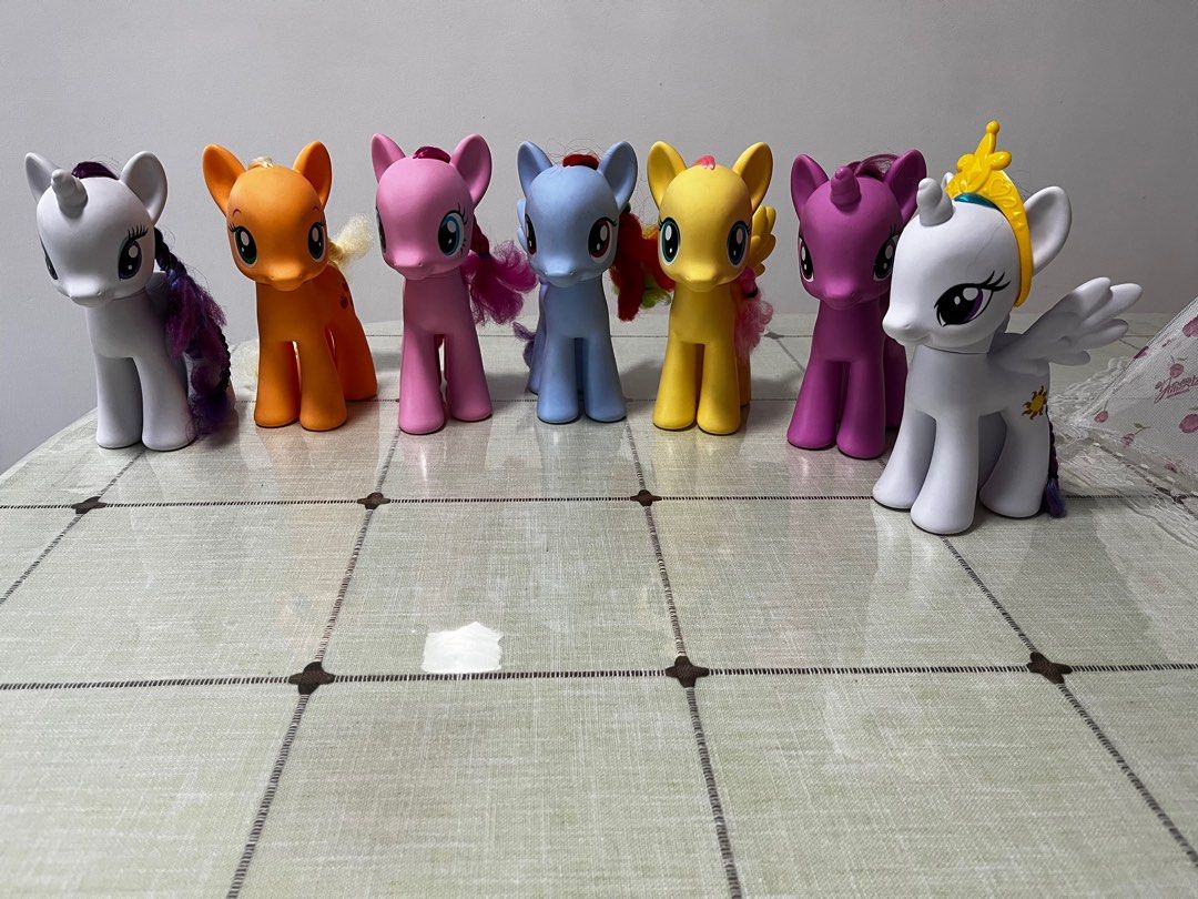First Generation My Little Pony 6 Friends Set (with Bonus Princess ...