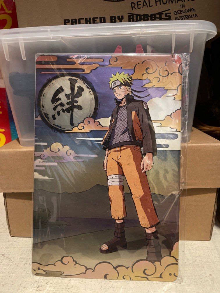 Naruto Print on Metal Plate, Hobbies & Toys, Toys & Games on Carousell
