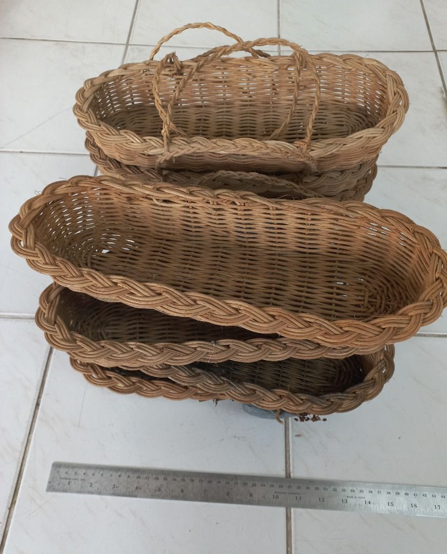 Native Multi-purpose Oblong Basket, Hobbies & Toys, Stationary & Craft ...