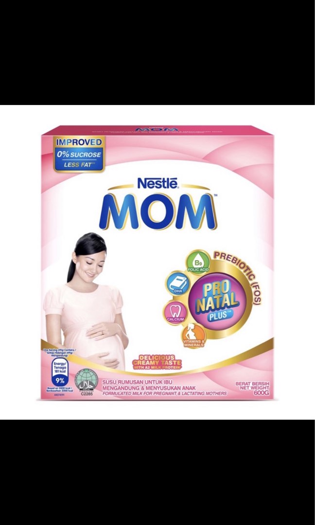 NESTLE Mom Maternal Supplement Pro Natal Plus with Prebiotic Maternity ...