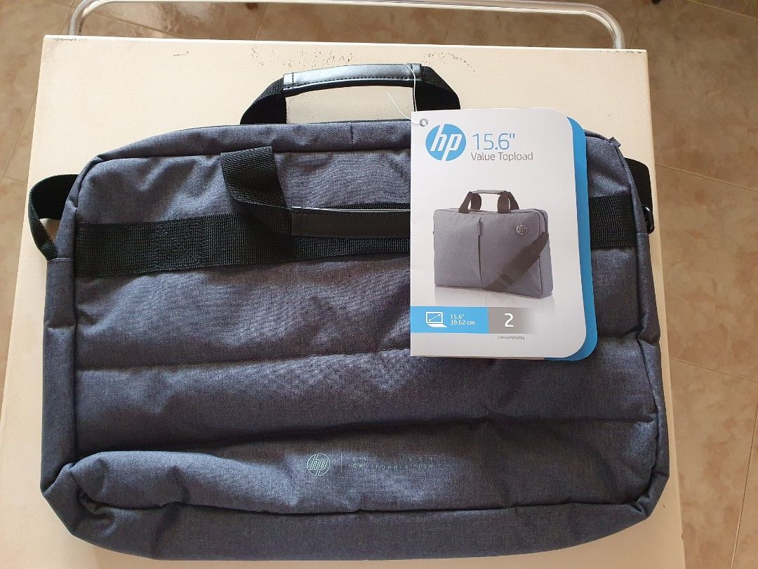 New HP laptop bag (Grey), Computers & Tech, Parts & Accessories, Laptop ...