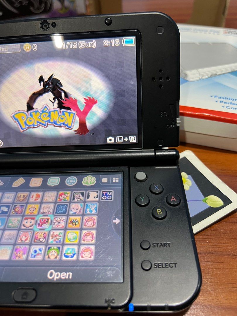 New Nintendo 3DS XL Solgaleo Lunala Black Edition (US Version & CFW ...
