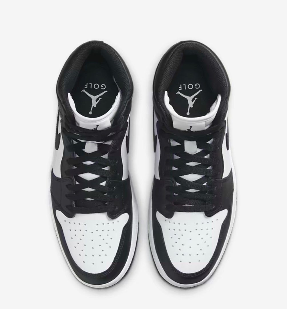 NIKE AIR JORDAN 1 PANDA HIGH GOLF, Men's Fashion, Footwear, Sneakers on ...