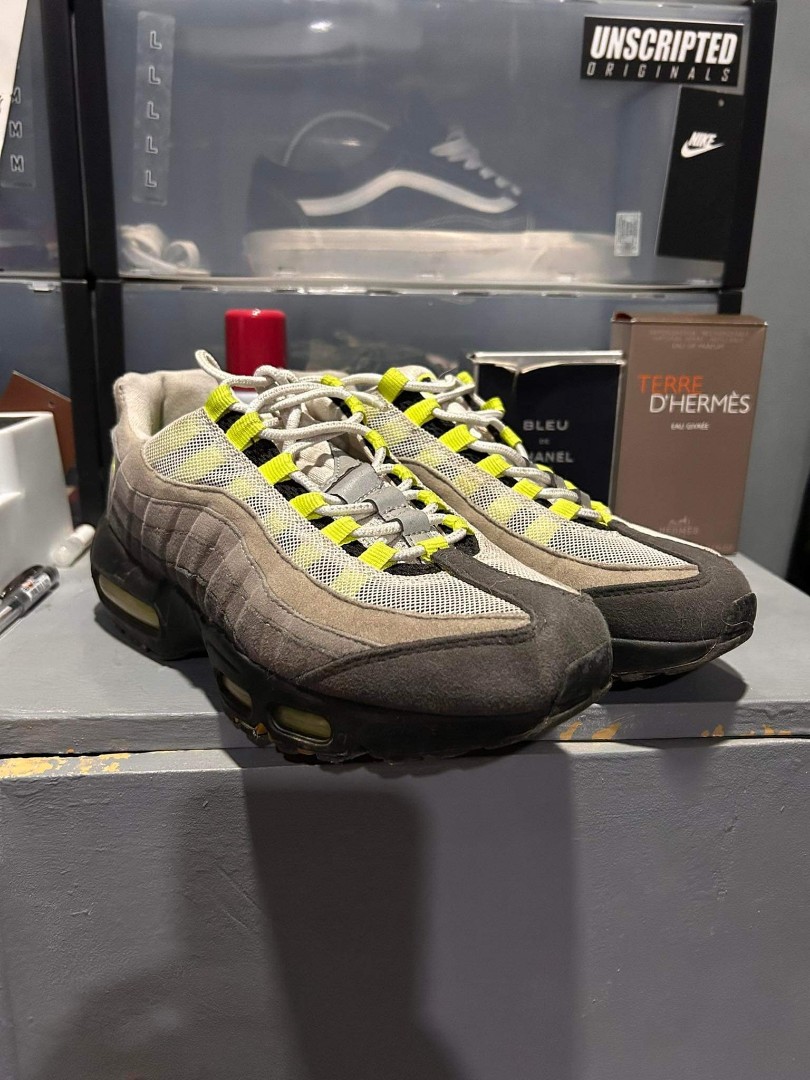 Nike Air Max 95 OG Neon (2015), Men's Fashion, Footwear, Sneakers on Carousell