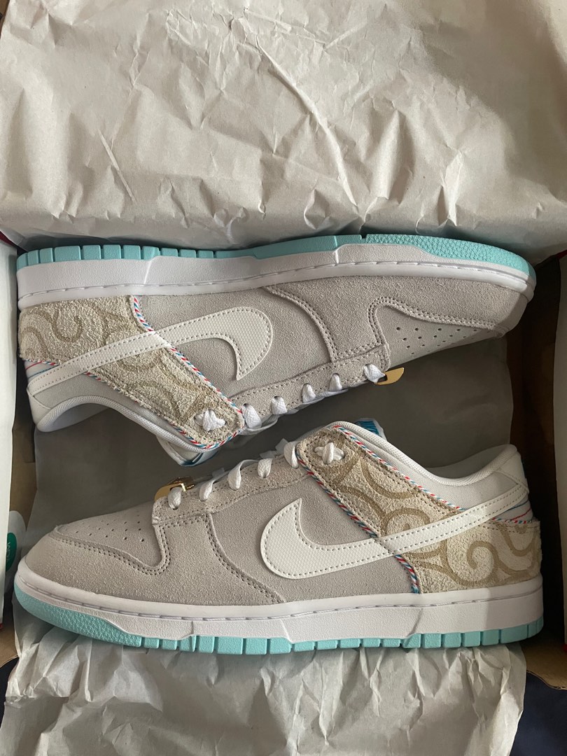 Nike Dunk Low Barbershop Nike Dunk Low SE Barber Shop Black (GS ...
