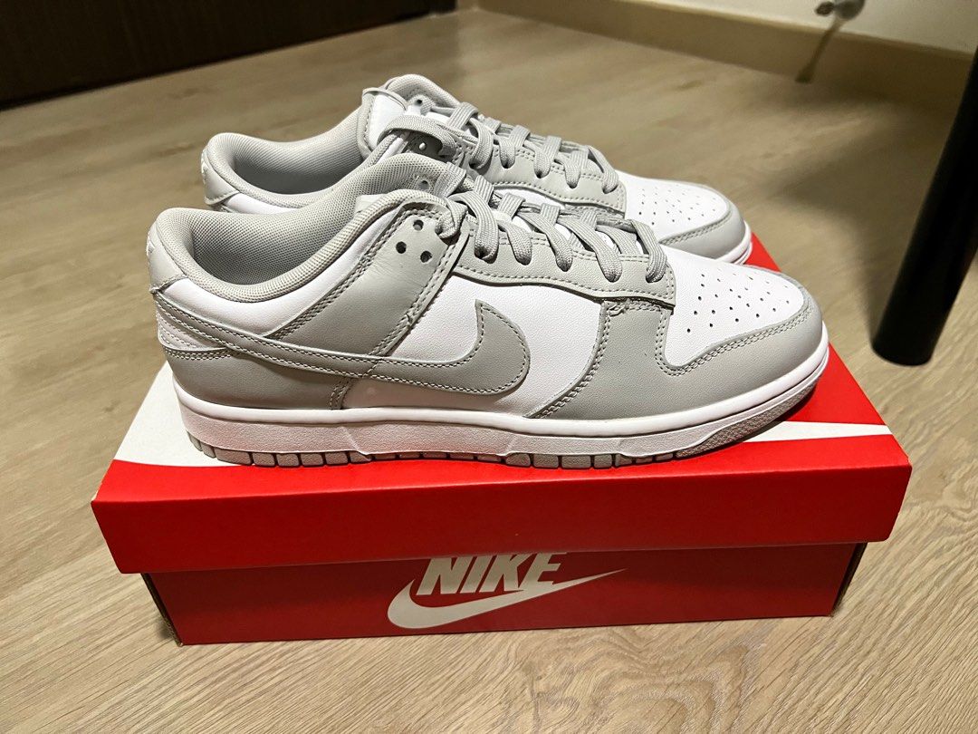Nike dunk low grey fog, Men's Fashion, Footwear, Sneakers on Carousell