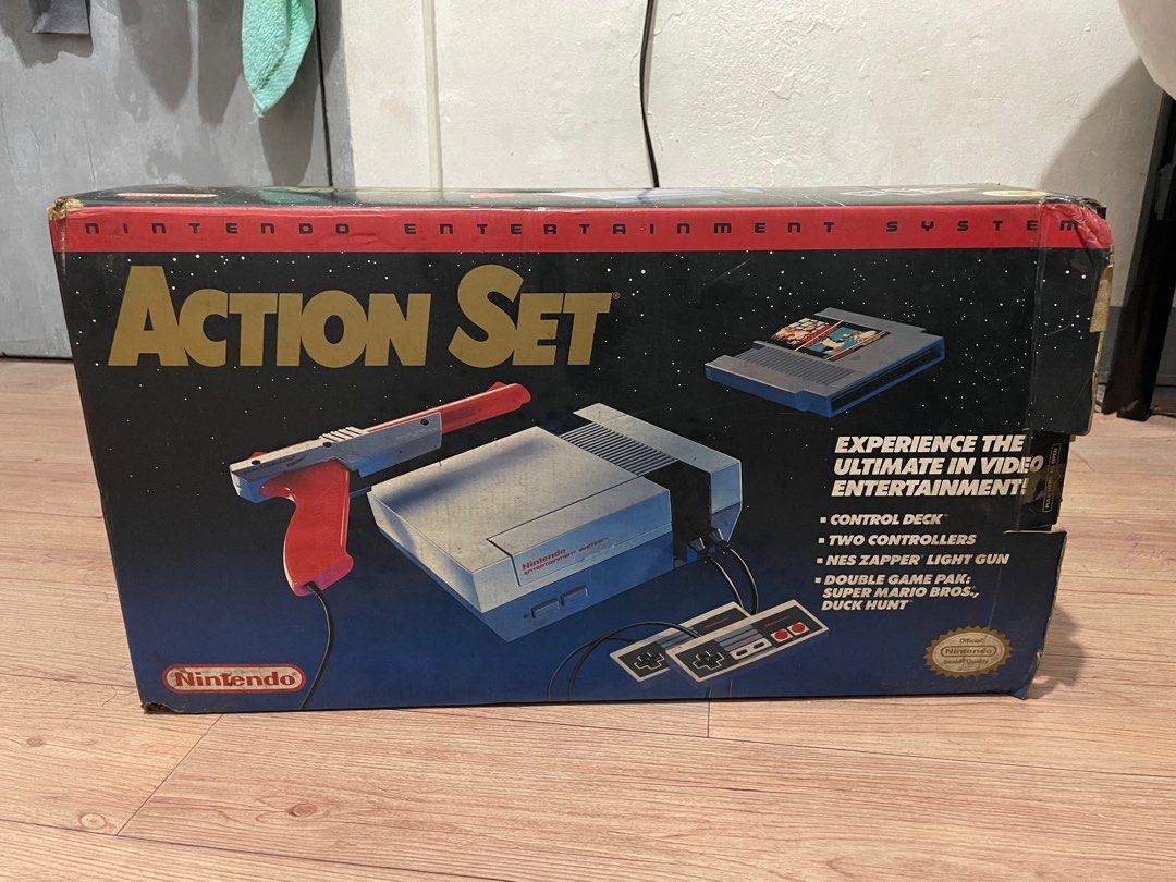 NINTENDO ENTERTAINMENT SYSTEM ACTION SET BOXED, Video Gaming, Video ...