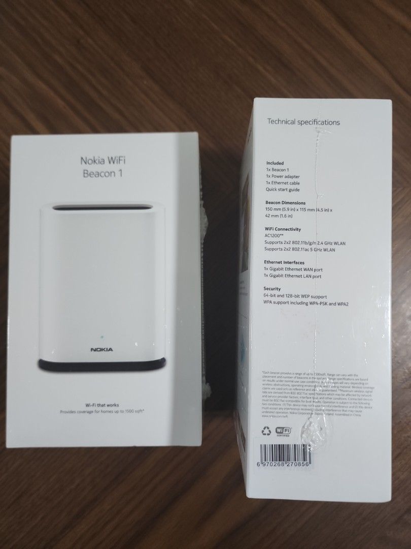 Nokia WiFi Beacon 1 (Set of 2) AC1200, Computers & Tech, Parts ...