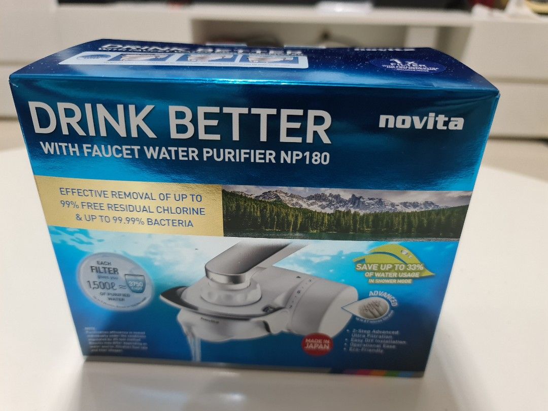Novita NP180 Faucet Water Purifier (1 filter) - Japan Made, TV & Home ...