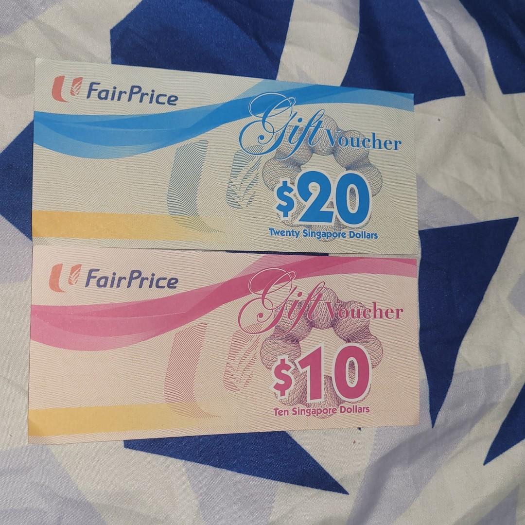 Ntuc vouchers $20 + $10 ($30) expiry nov2023.Collect@66lor4tpy, Tickets ...
