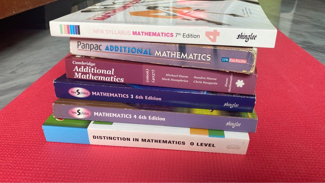 O Level Math and A Maths Textbooks|Shinglee, Hobbies & Toys, Books ...