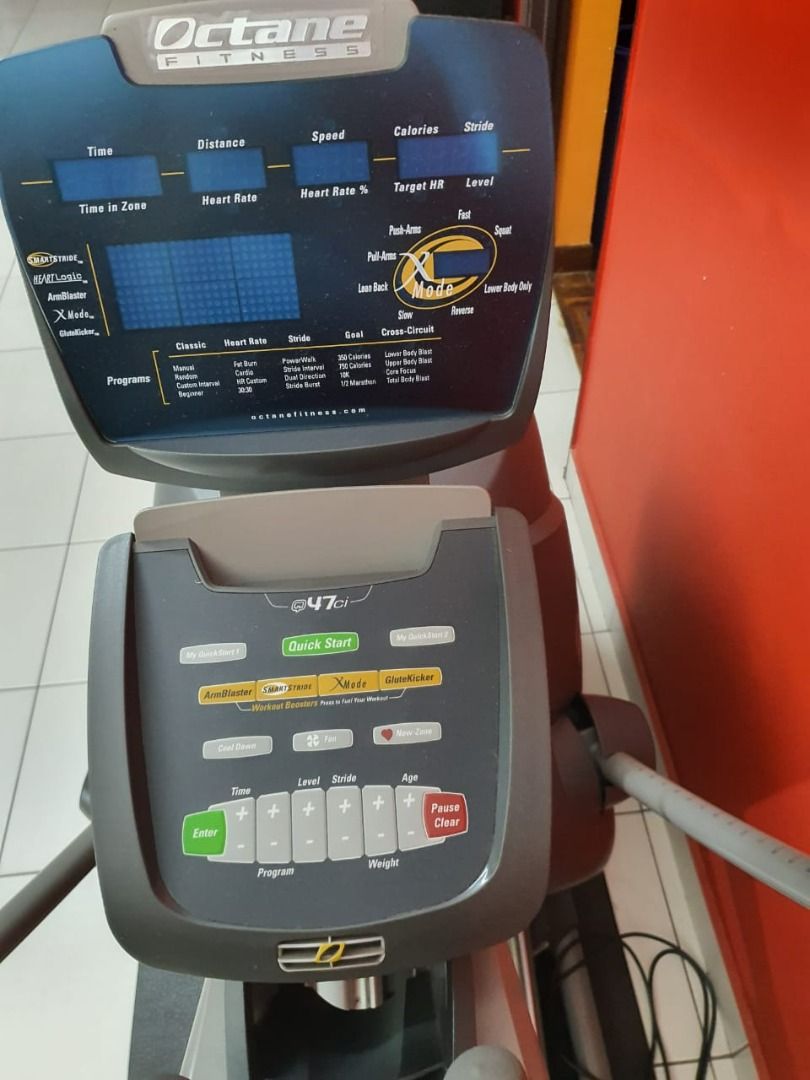 Octane Q47 Elliptical for Sale, Sports Equipment, Exercise & Fitness ...