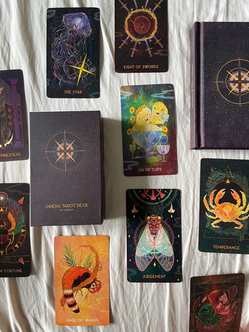 Oriens Tarot by Ambi Sun & Guidebook, Hobbies & Toys, Toys & Games on ...