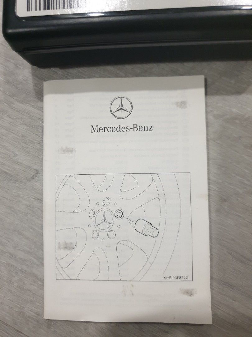 ORIGINAL MERCEDES BENZ WHEEL LOCKS, Car Accessories, Accessories on ...