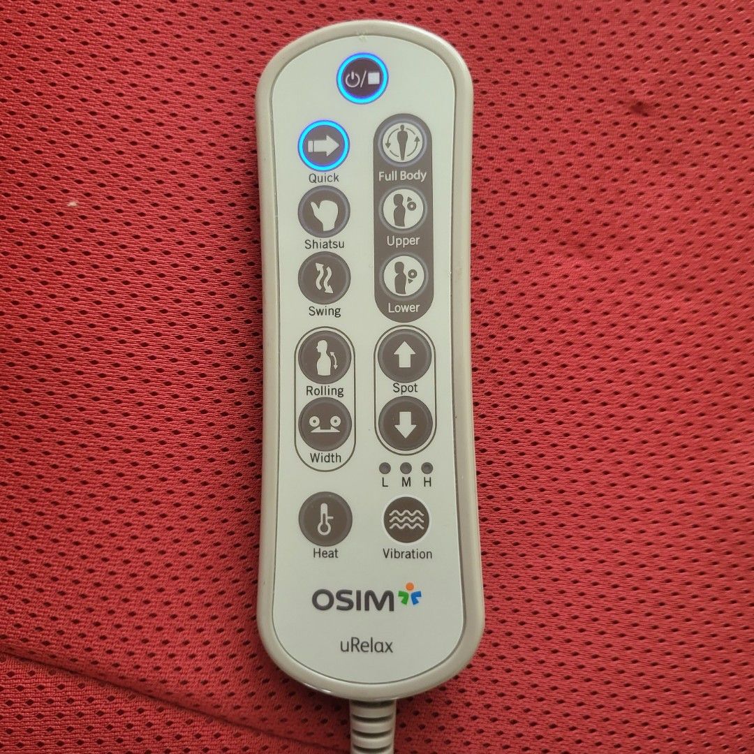 Osim uRelax 3605 massage chair seat for back, Health & Nutrition ...