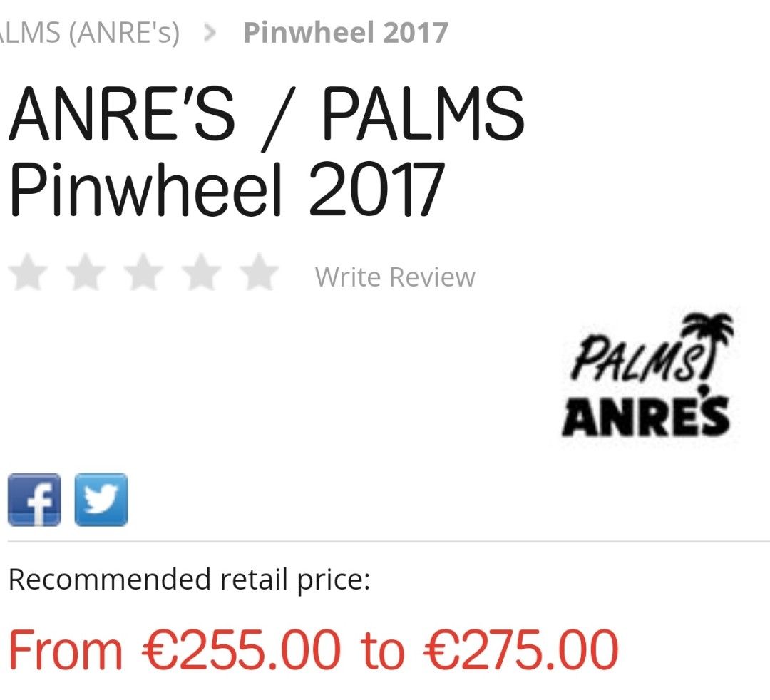 Palms Pinwheel Ajing Custom PTAGS-56, Sports Equipment, Fishing on ...