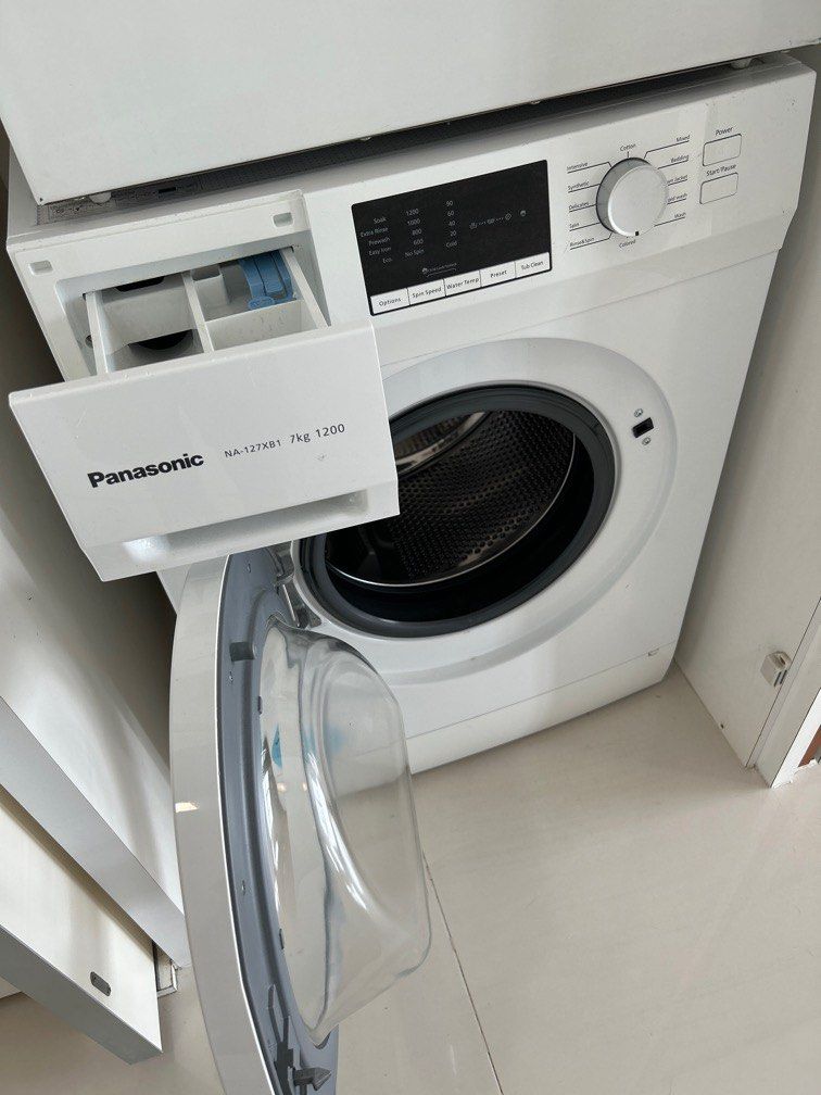Panasonic 7KG front load washer, TV & Home Appliances, Washing Machines and Dryers on Carousell