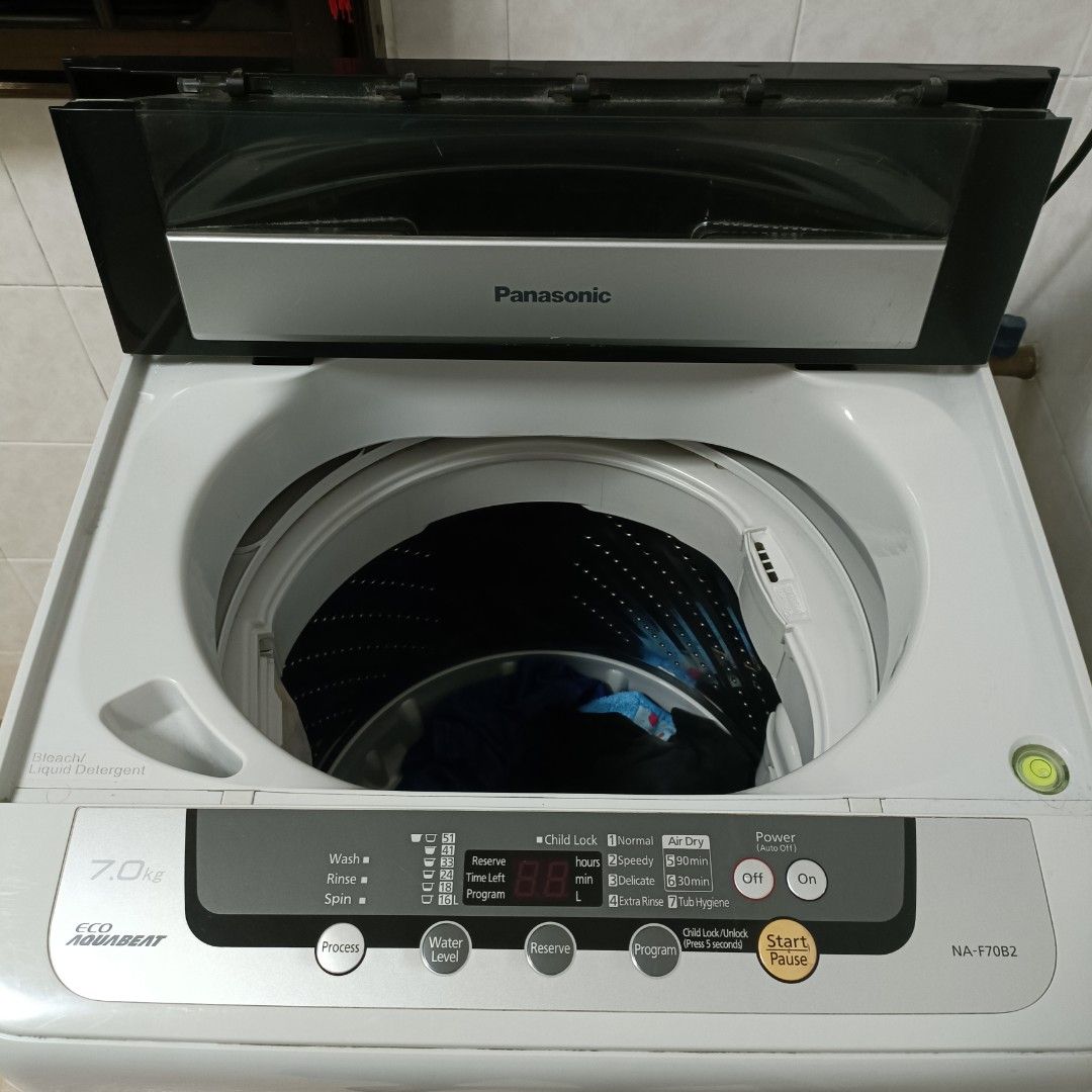 Panasonic Washing Machine (7kg Top Load), TV & Home Appliances, Washing ...
